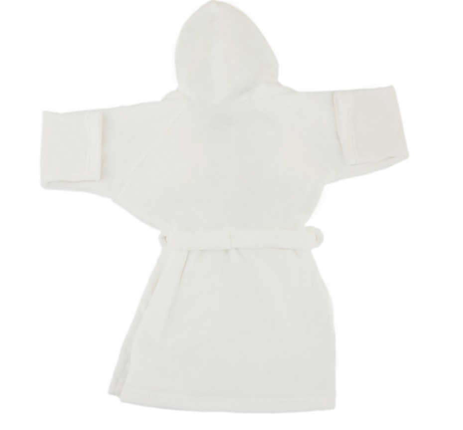 Personalized Kids Robe -White Size 2-4 years - You Name It Baby!