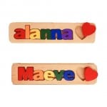 Personalized Wooden Name Puzzle - Rainbow - You Name It Baby!