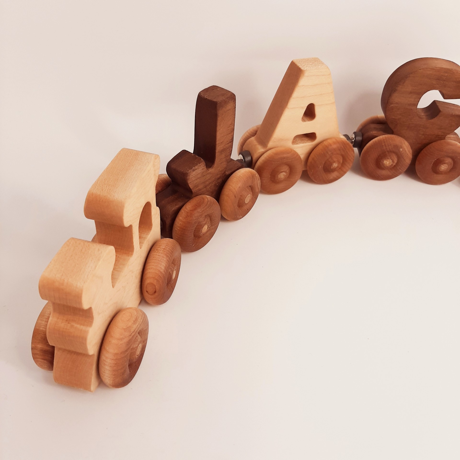 Wooden Name Train - In The Woods - You Name It Baby!
