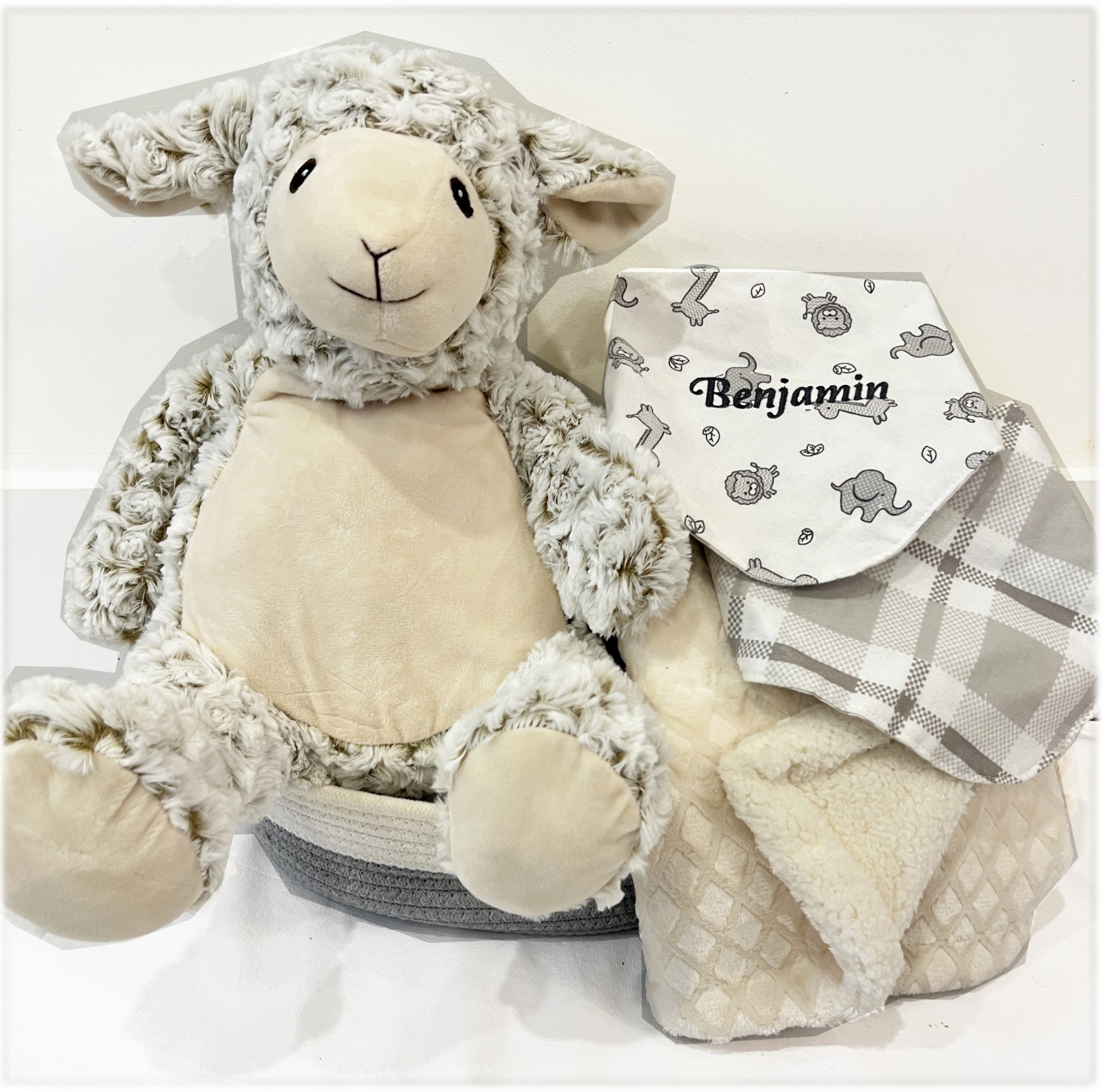 Snuggle & Cuddle Unisex Personalized Baby Gift Set - You Name It Baby!