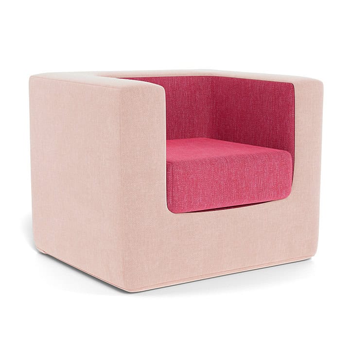 Personalized Cubino Chair by Monte Design - Two Tone Pink - You Name It ...